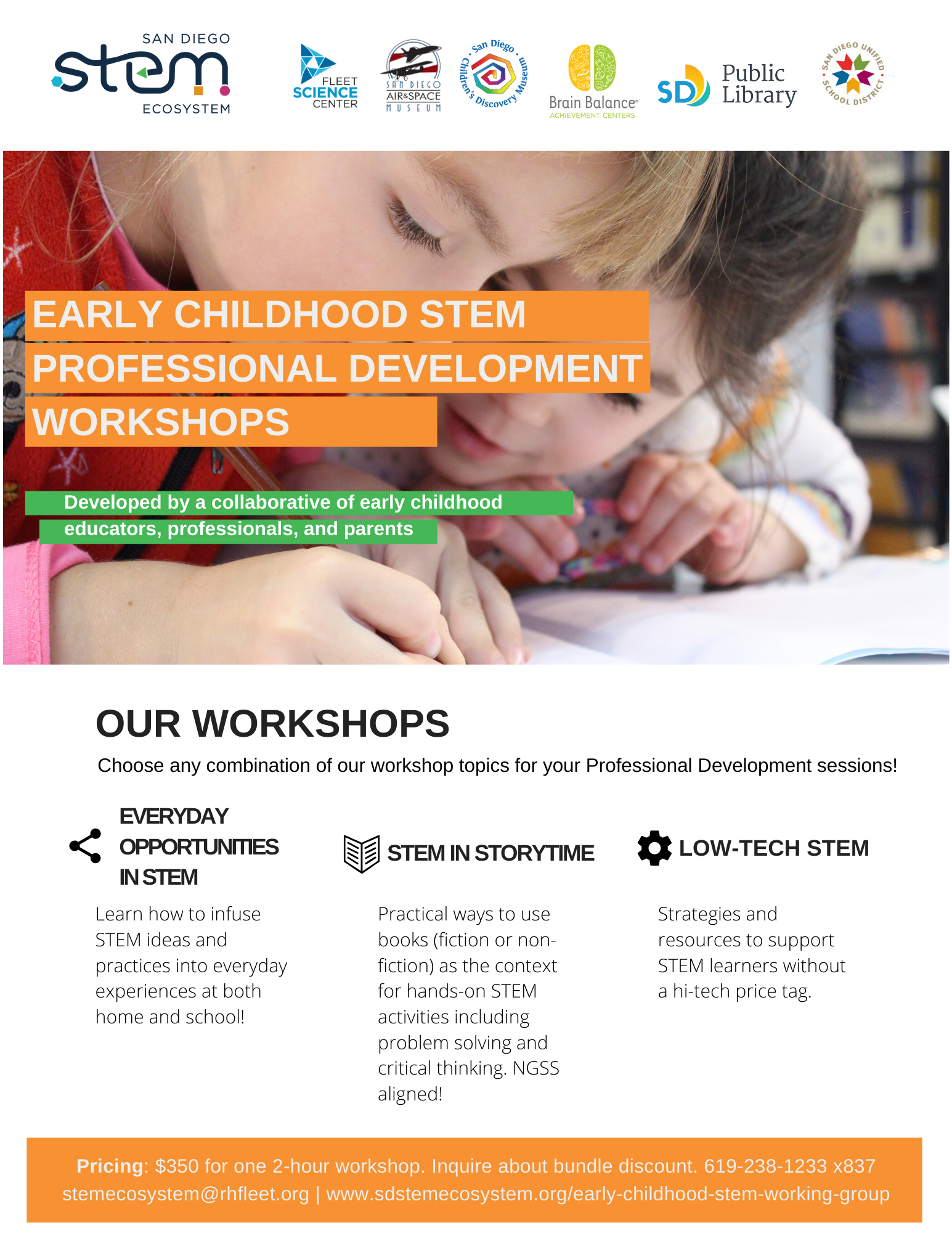 Early Childhood STEM Working Group | San Diego STEM Ecosystem